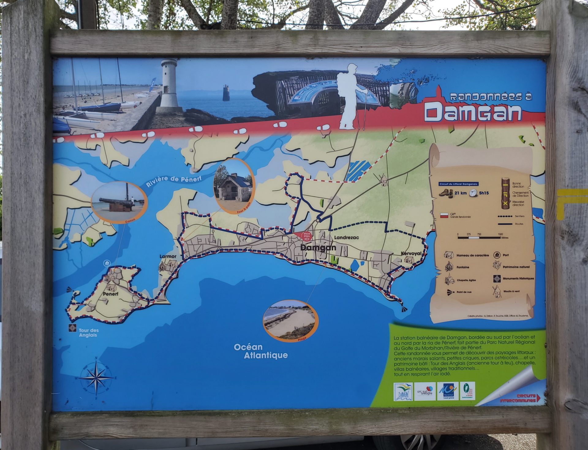 Circuit de randonnée - le tour de Damgan - Boulevard des découvertes