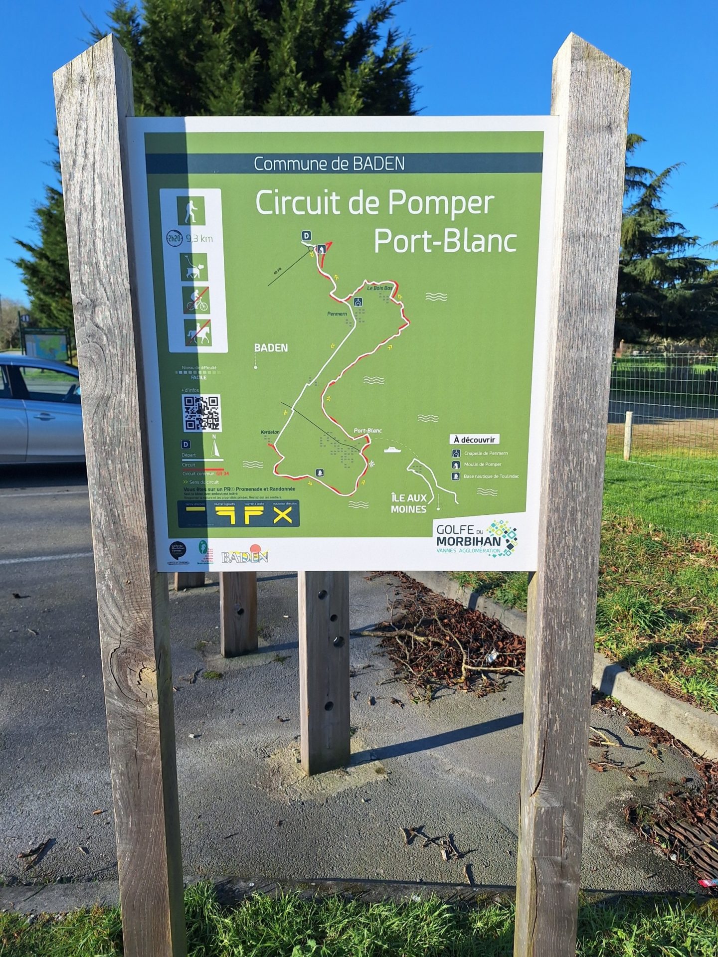 Circuit de Pomper – Port Blanc – Baden - Boulevard des découvertes